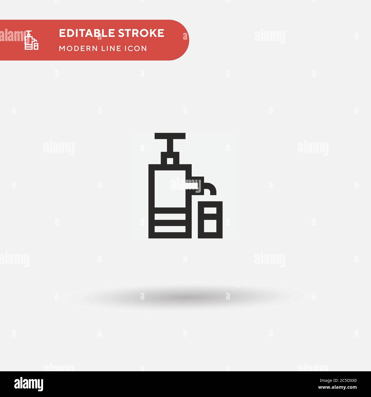 Beer Keg Simple vector icon. Illustration symbol design template for ...