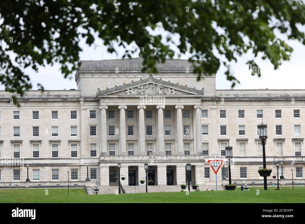 Parliament Buildings in Stormont, Belfast, after Sinn Fein rejected a ...