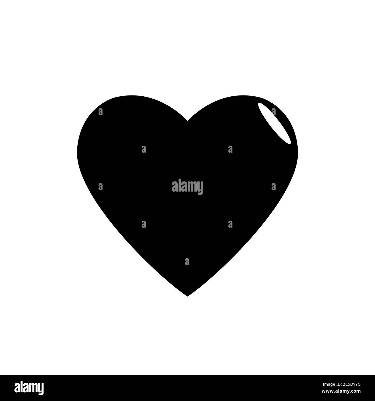 Vector heart icon. Logo. Pictogram. Button Vector Stock Vector Image ...
