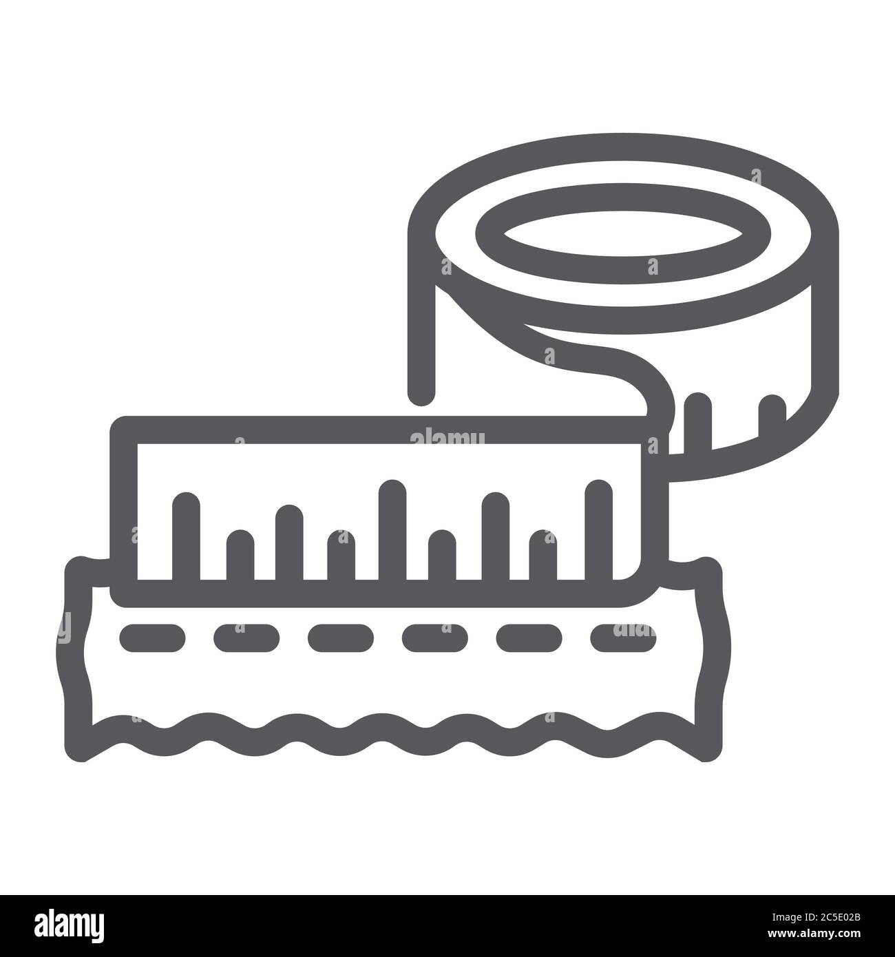 Ruler icon monochrome simple hi-res stock photography and images - Alamy