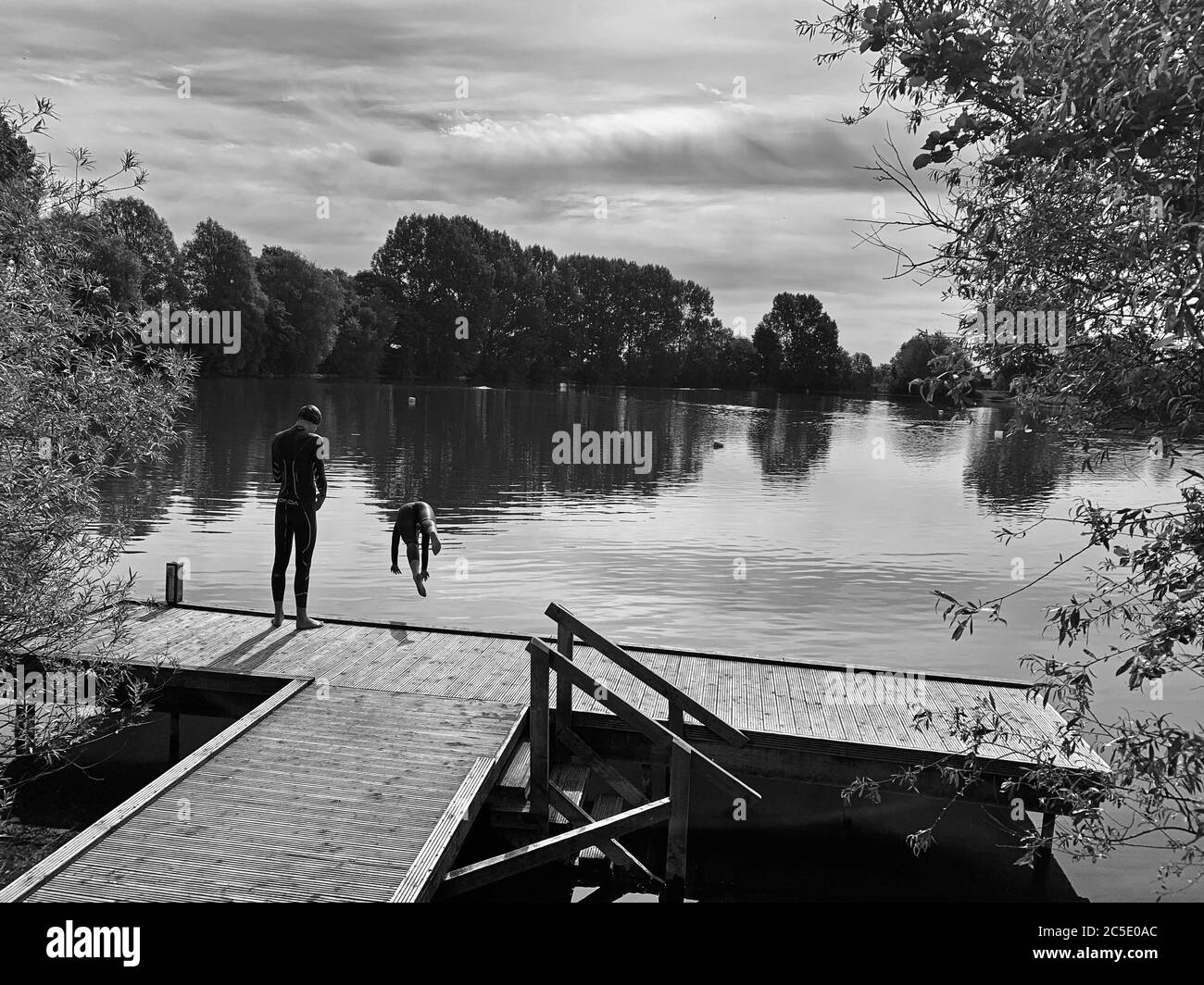 Ellerton lake Black and White Stock Photos & Images - Alamy