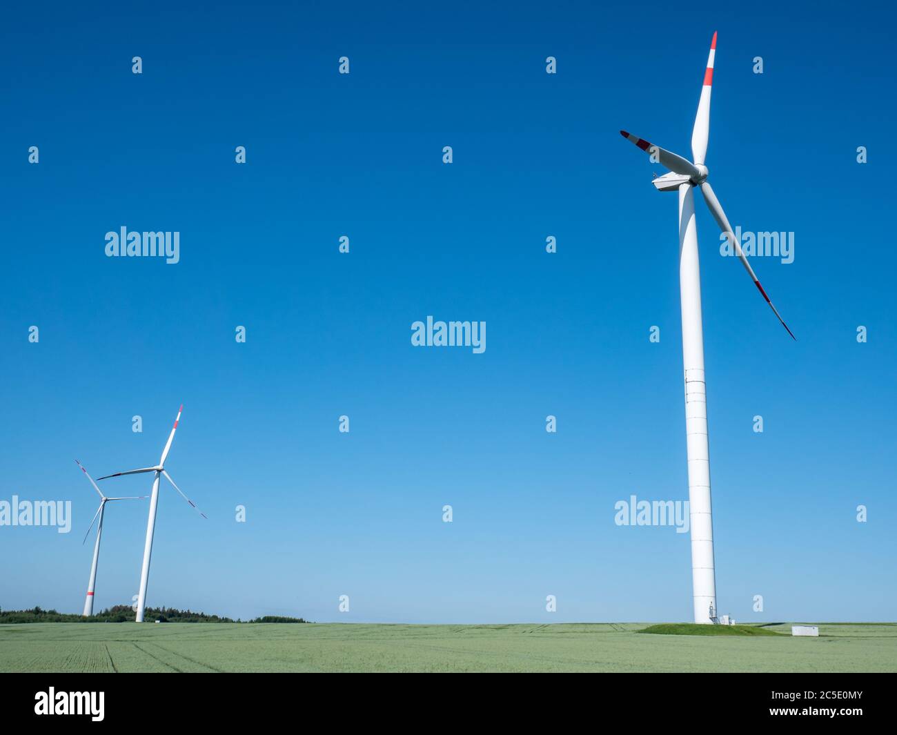 Panorama wind energy Renewable energy wind turbines Stock Photo - Alamy
