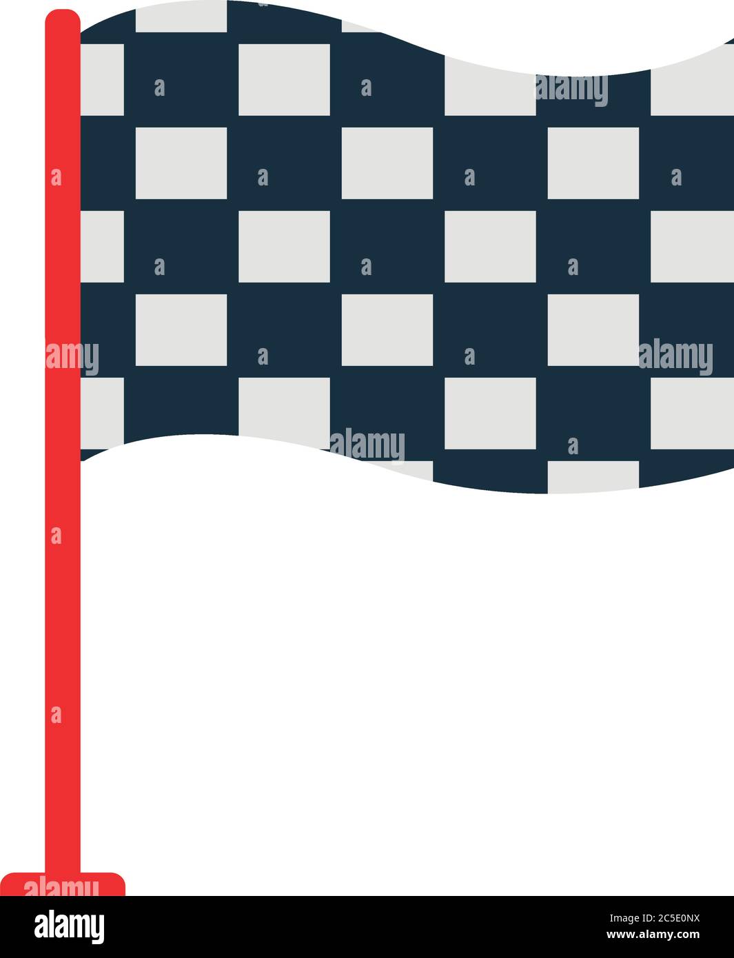 Racing flag flat style icon design, Speed race competition sport fast ...