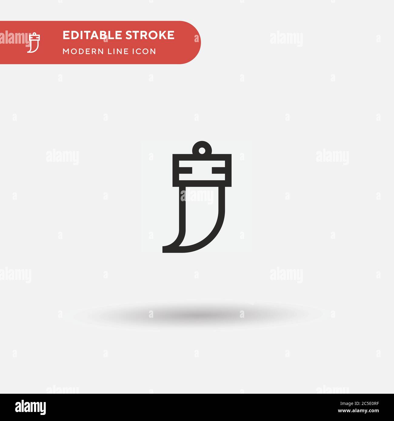 Claw Simple vector icon. Illustration symbol design template for web ...