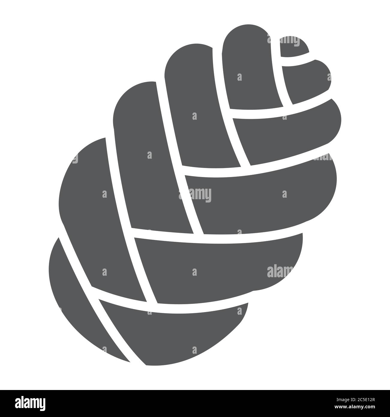 Challah glyph icon, bake and bakery, jewish bread sign, vector graphics ...