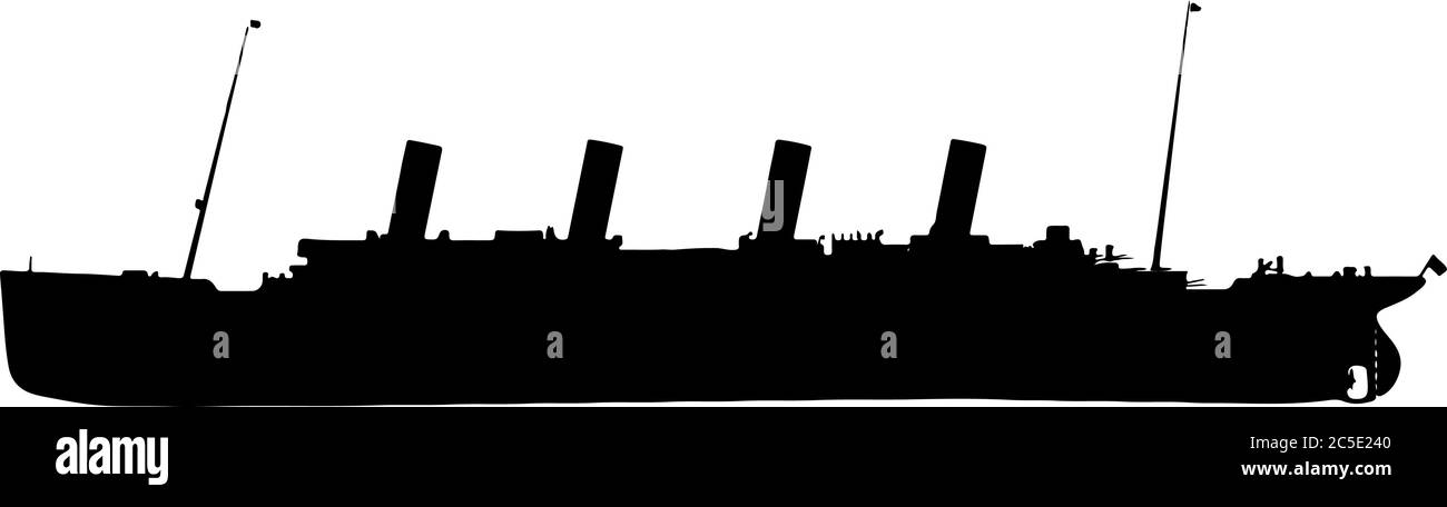 Titanisch Silhouet Titanic Silhouette Vectors Download Free