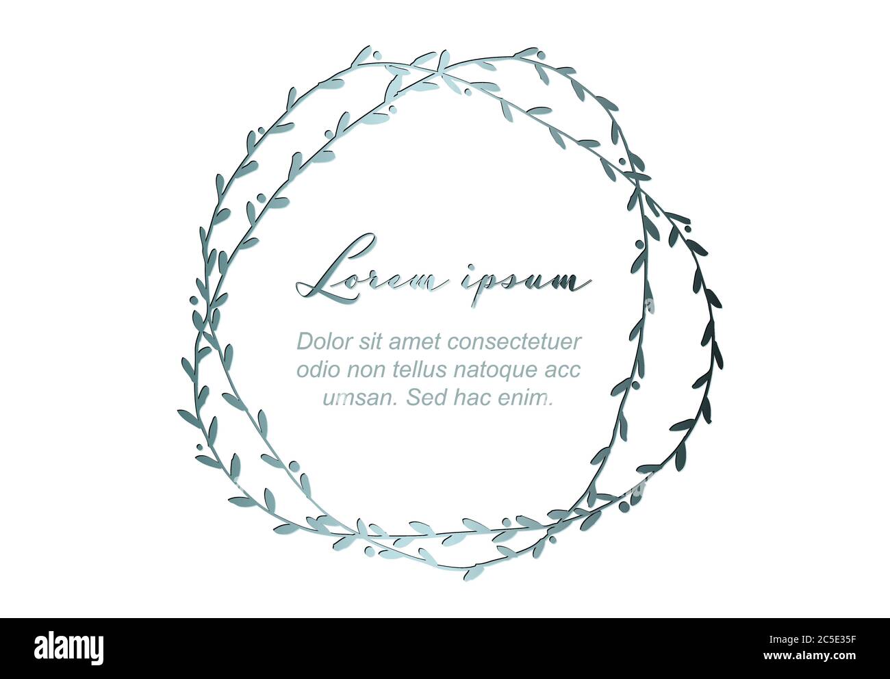 Silver flower frame illustration template made from various flowers ...