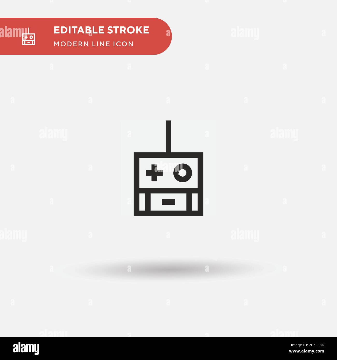 Controller Simple vector icon. Illustration symbol design template for ...
