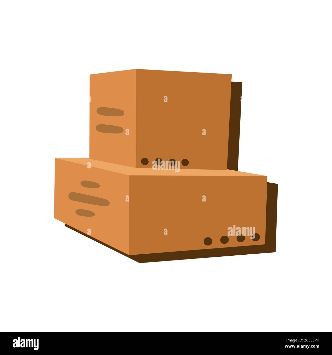 Paper cardboard items Stock Vector Images - Alamy