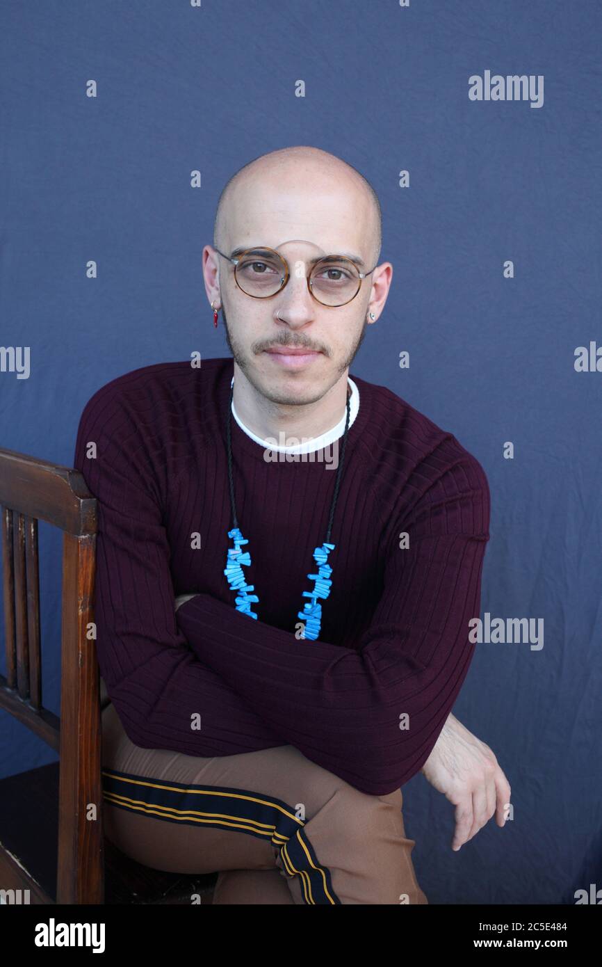 Portrait of Jonathan Bazzi 20/06/2020 ©Basso CANNARSA/Opale Stock Photo ...