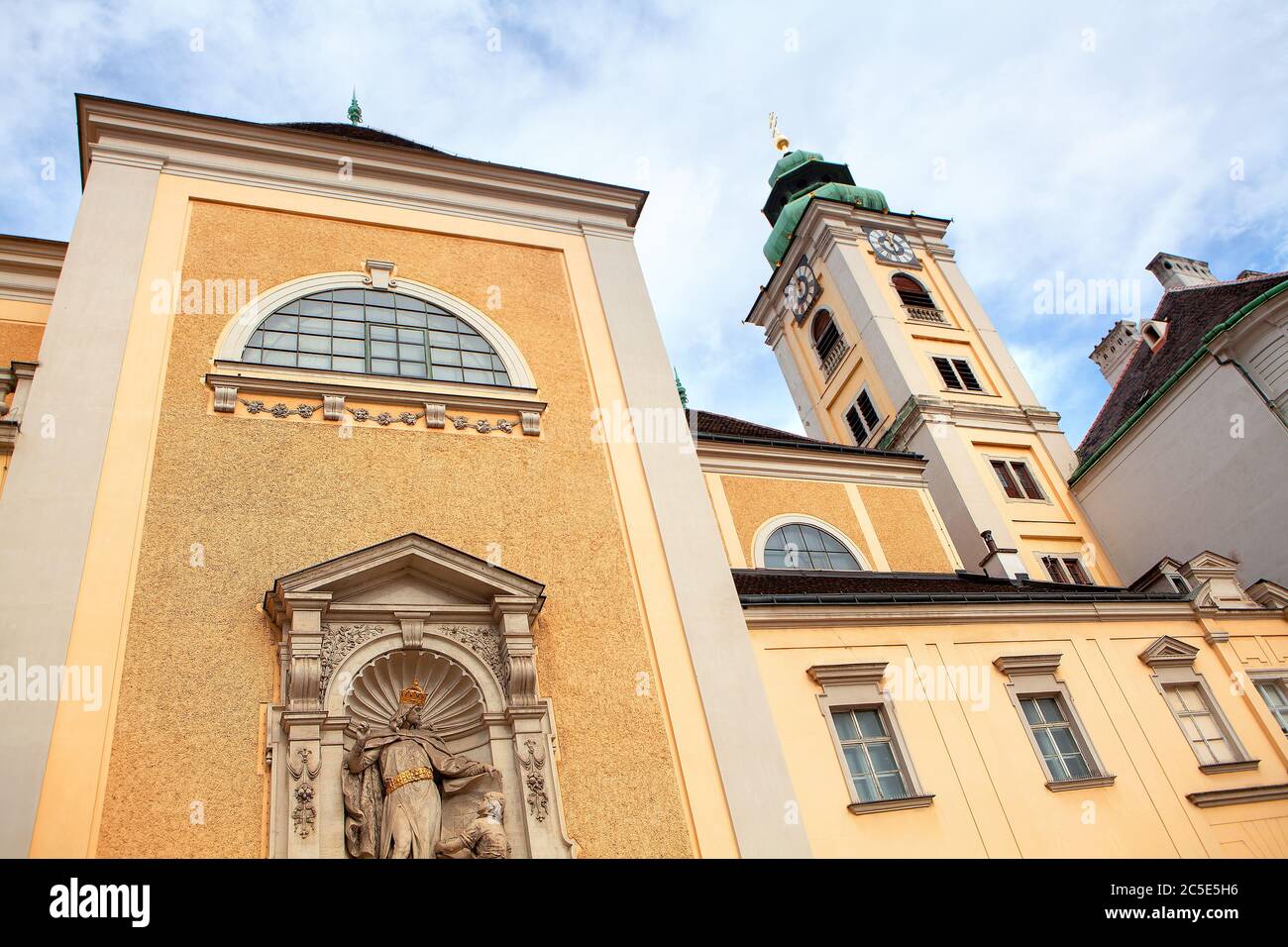 Scots Church a parish church in Vienna . Schottenkirche in Wien Stock ...