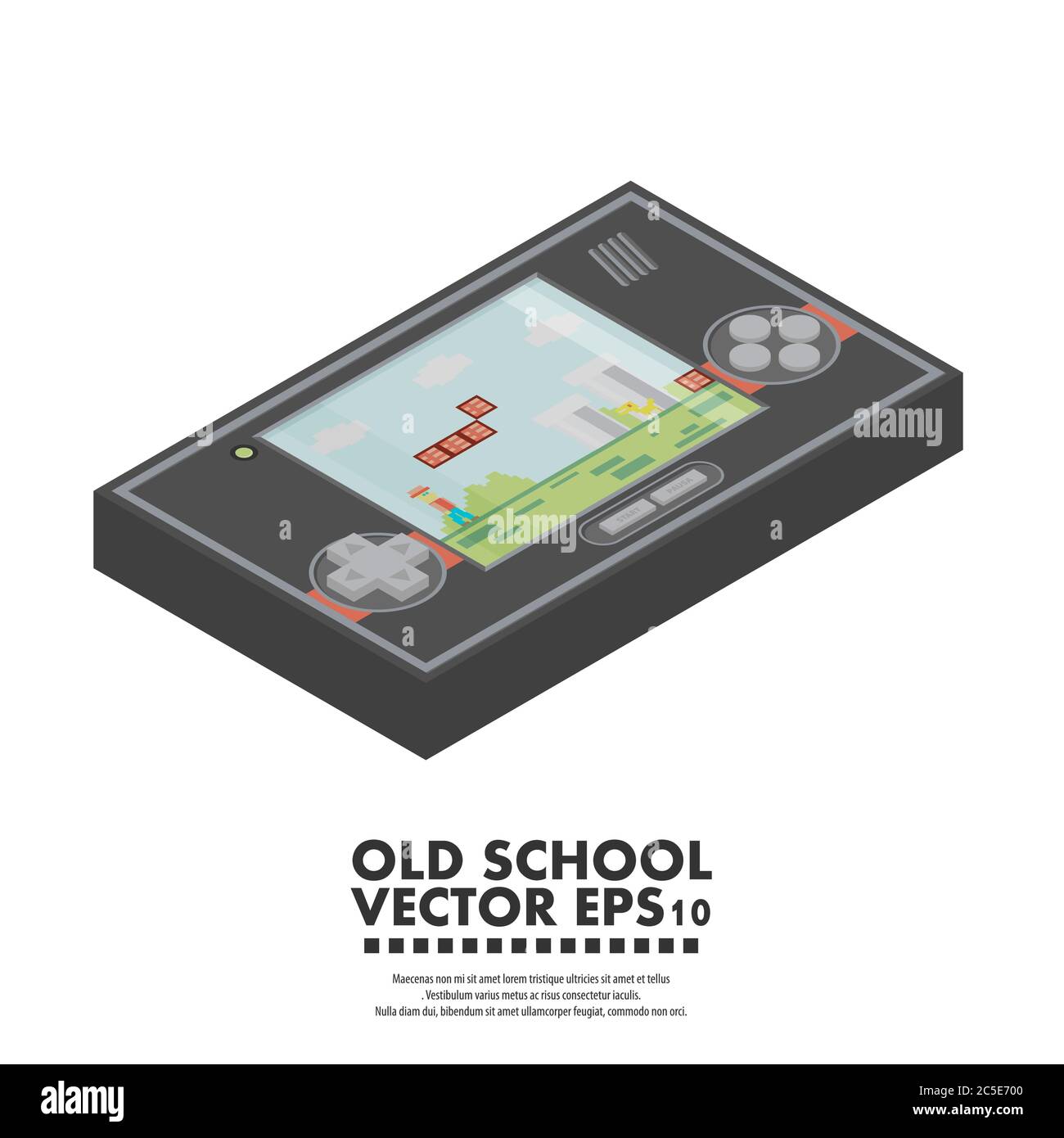 Isometric Old Gadget. Flat vector Stock Vector Image & Art - Alamy