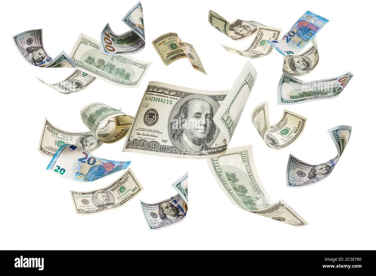 Background of dollar bills, dollars Stock Photo - Alamy