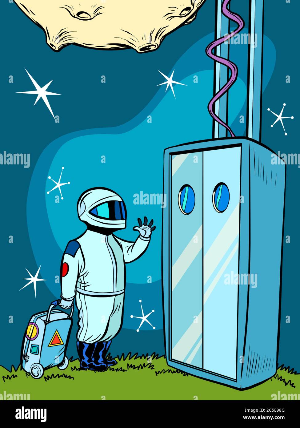 Corridor space Stock Vector Images - Alamy