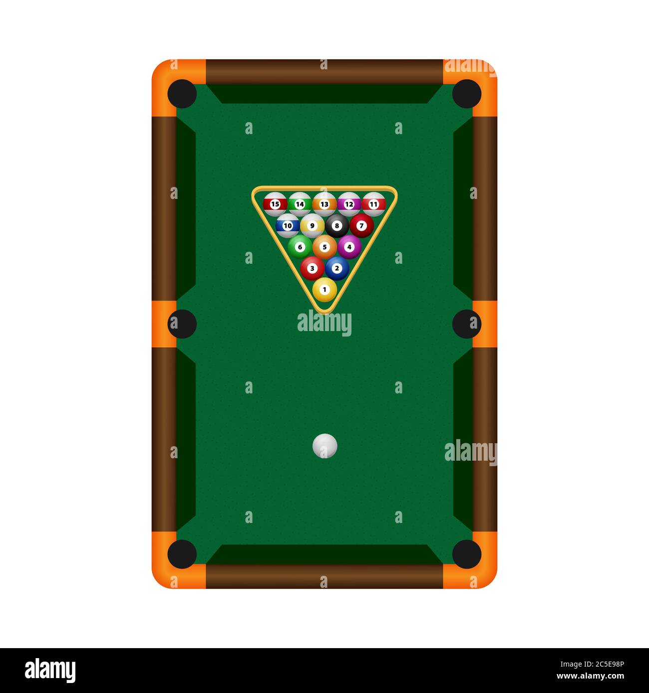 Pool Table Vector Vectors High Resolution Stock Photography and Images ...