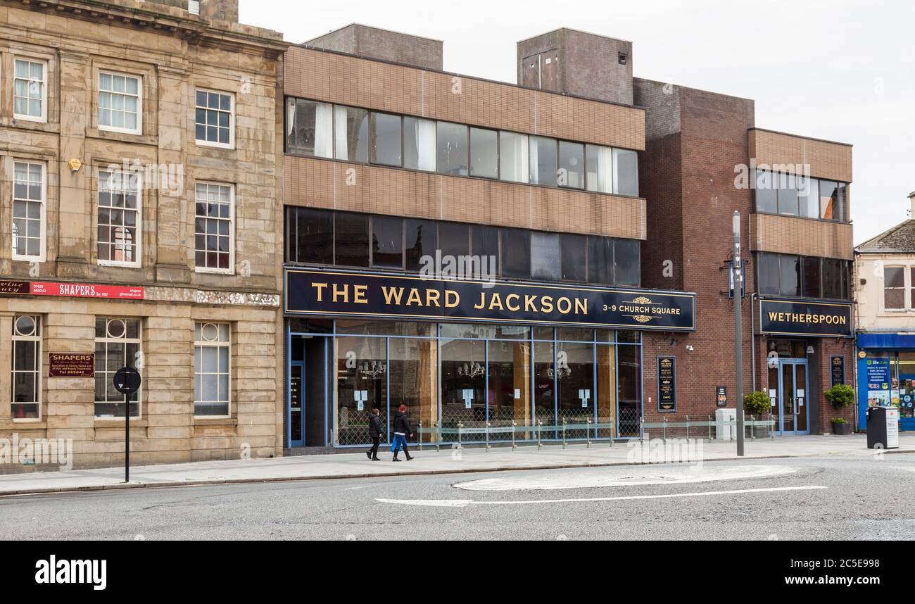 The Ward Jackson Wetherspoon pub in Church Square,Hartlepool,England,UK ...