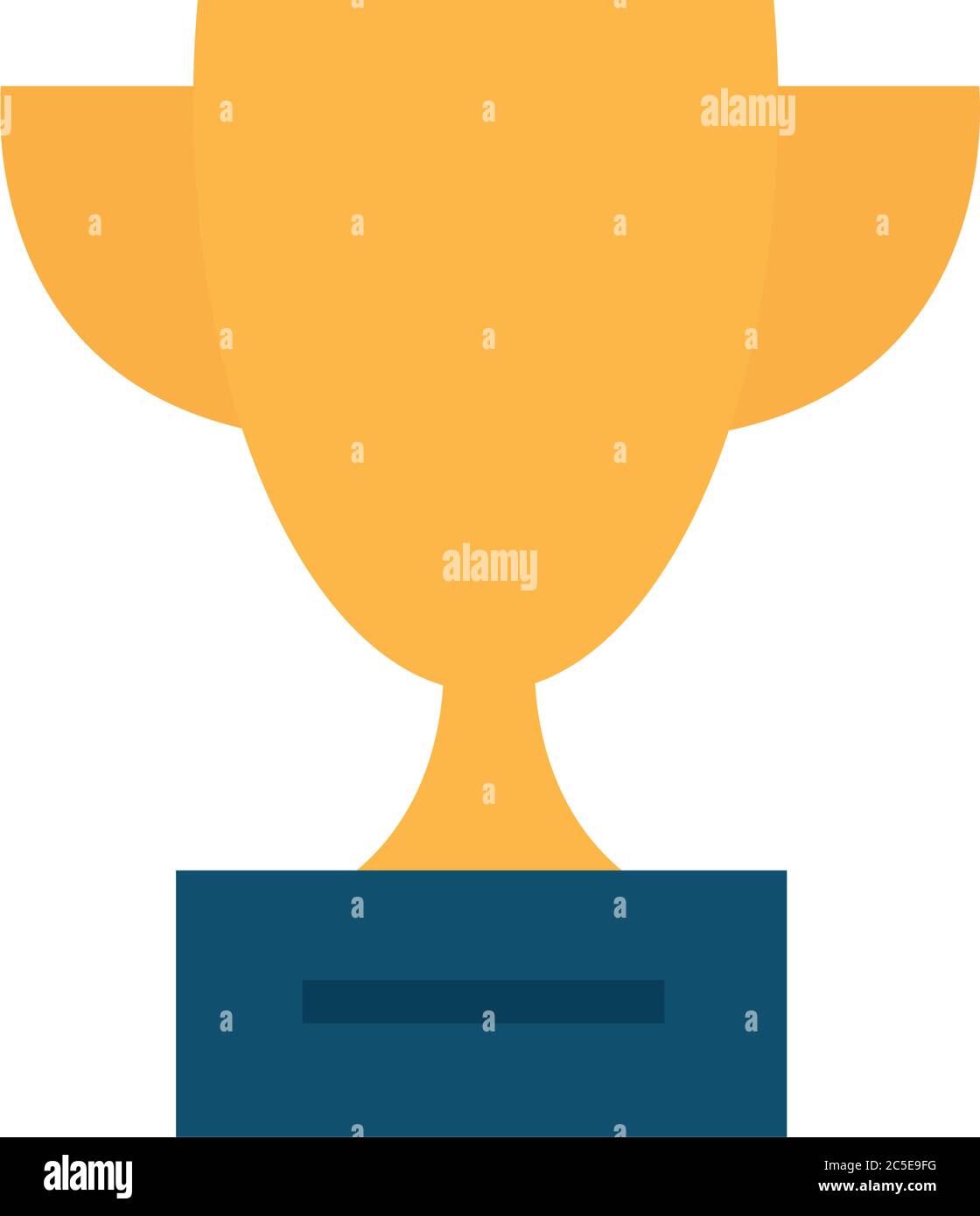 Trophy flat style icon design, Winner first position and competition ...