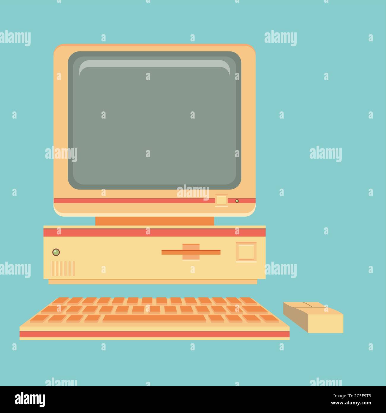 Retro pc mouse Stock Vector Images - Alamy