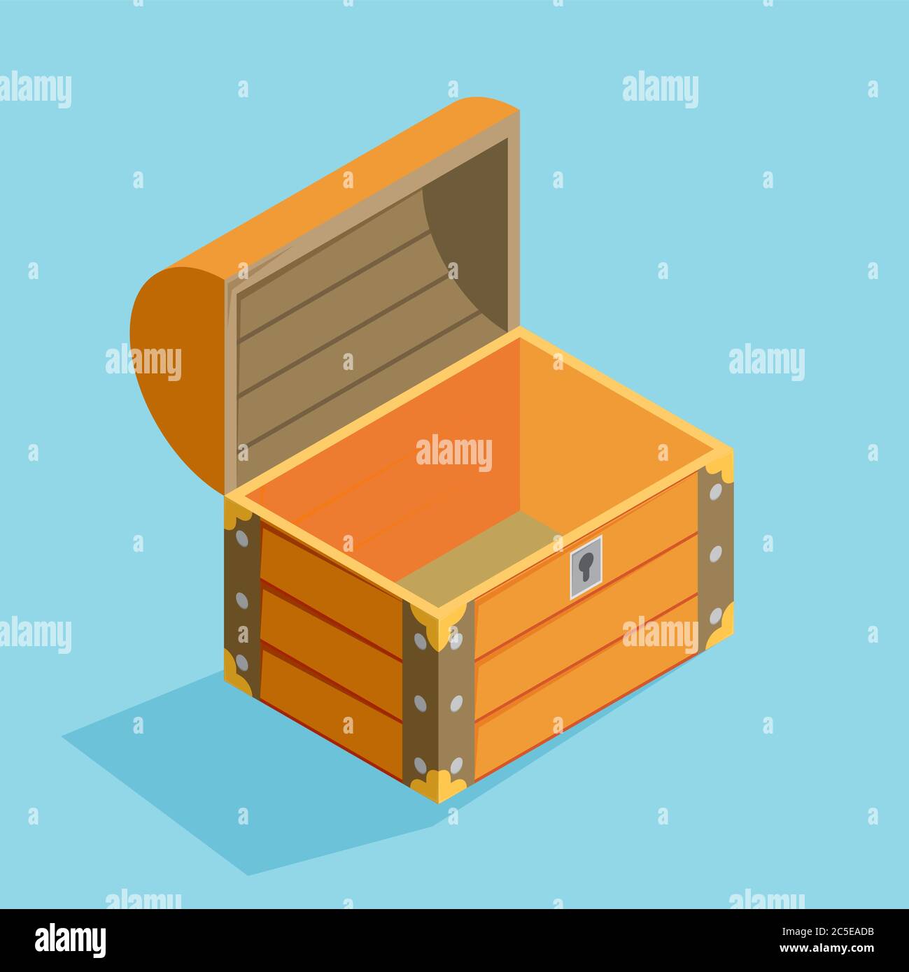 Open the chest Stock Vector Images - Alamy