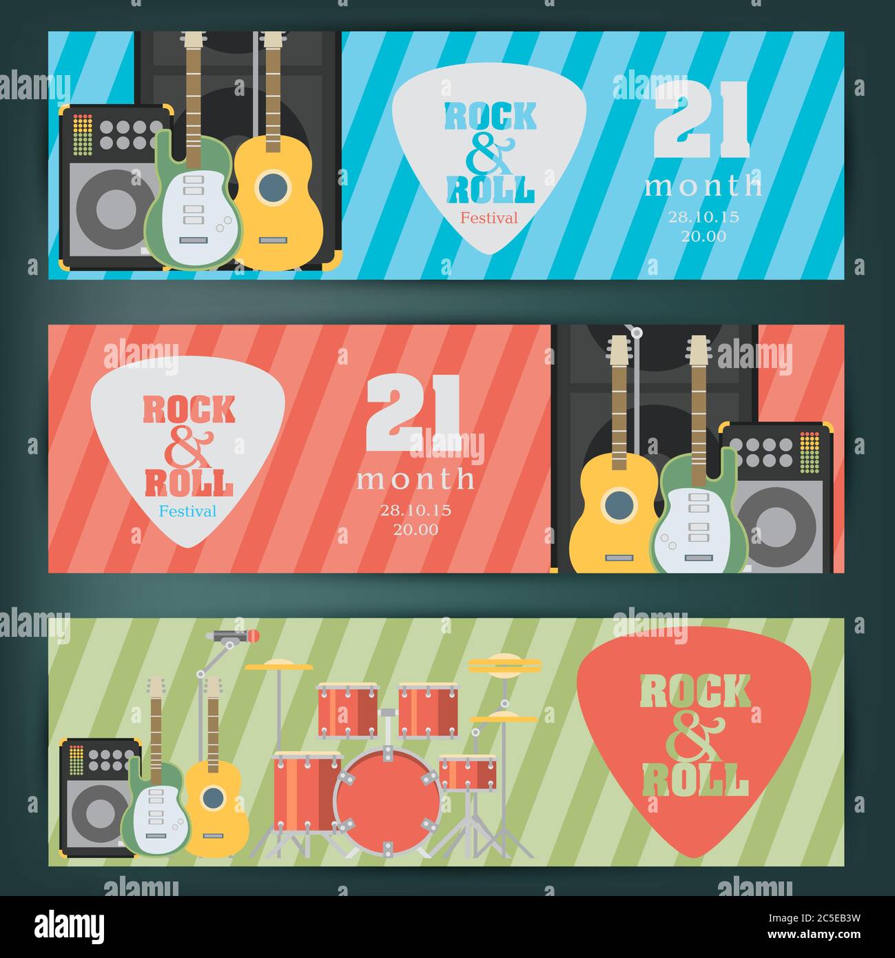 Music banner background. vector illustration Stock Vector Image & Art ...