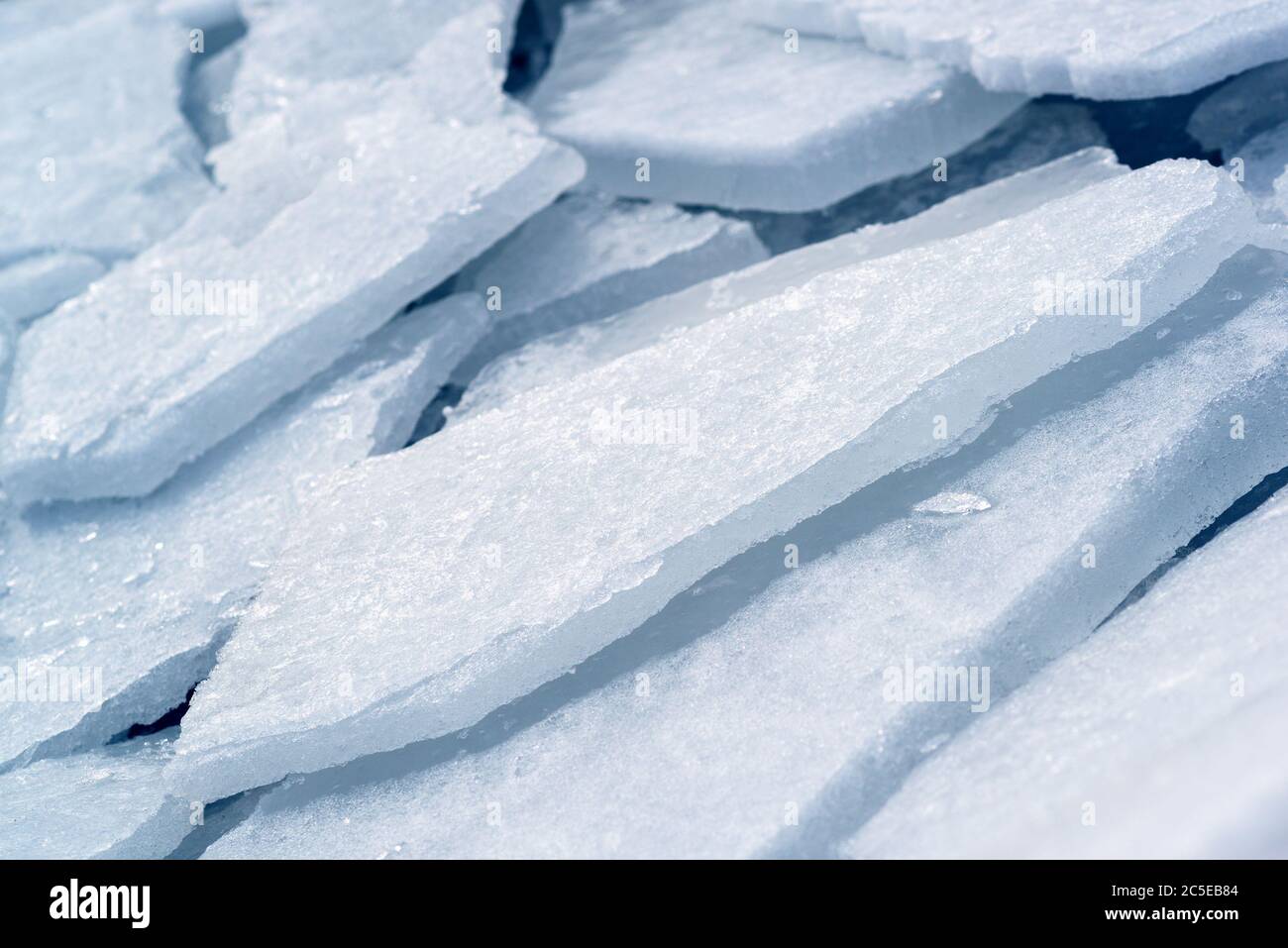 Pieces cold ice blue hi-res stock photography and images - Alamy