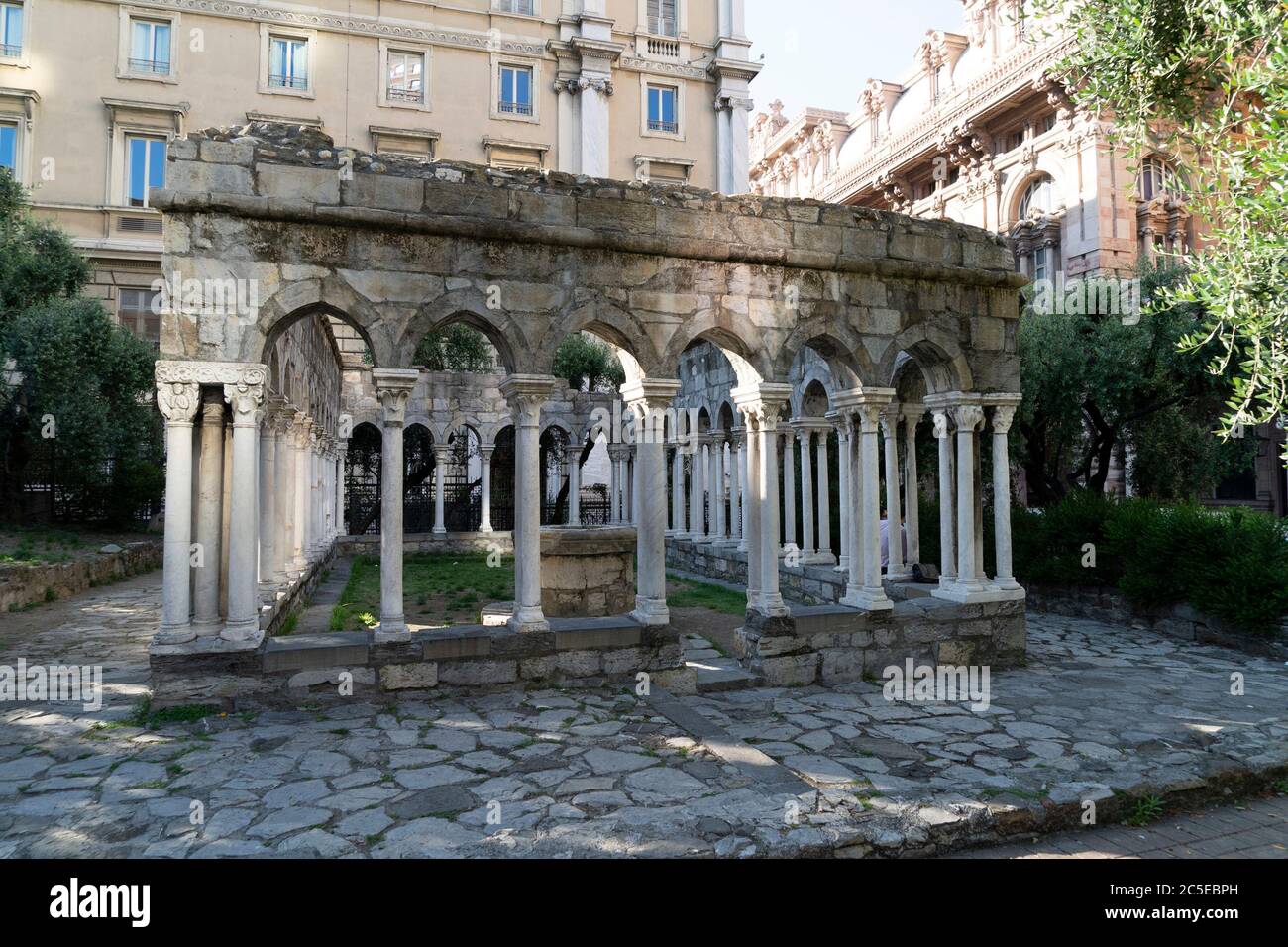 Genoa, Christopher Columbus birthplace house Stock Photo - Alamy