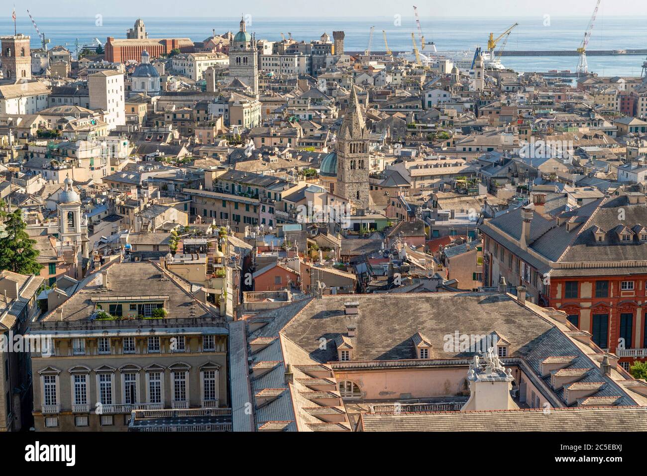 Genoa castelletto lift hi-res stock photography and images - Alamy