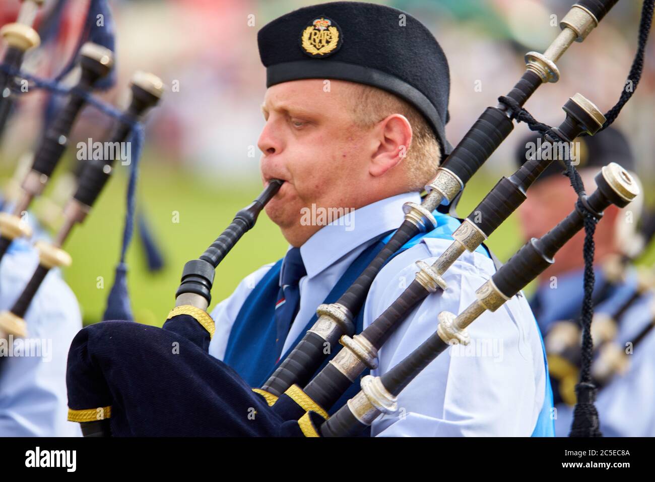 Raf halton pipes and drums hi-res stock photography and images - Alamy