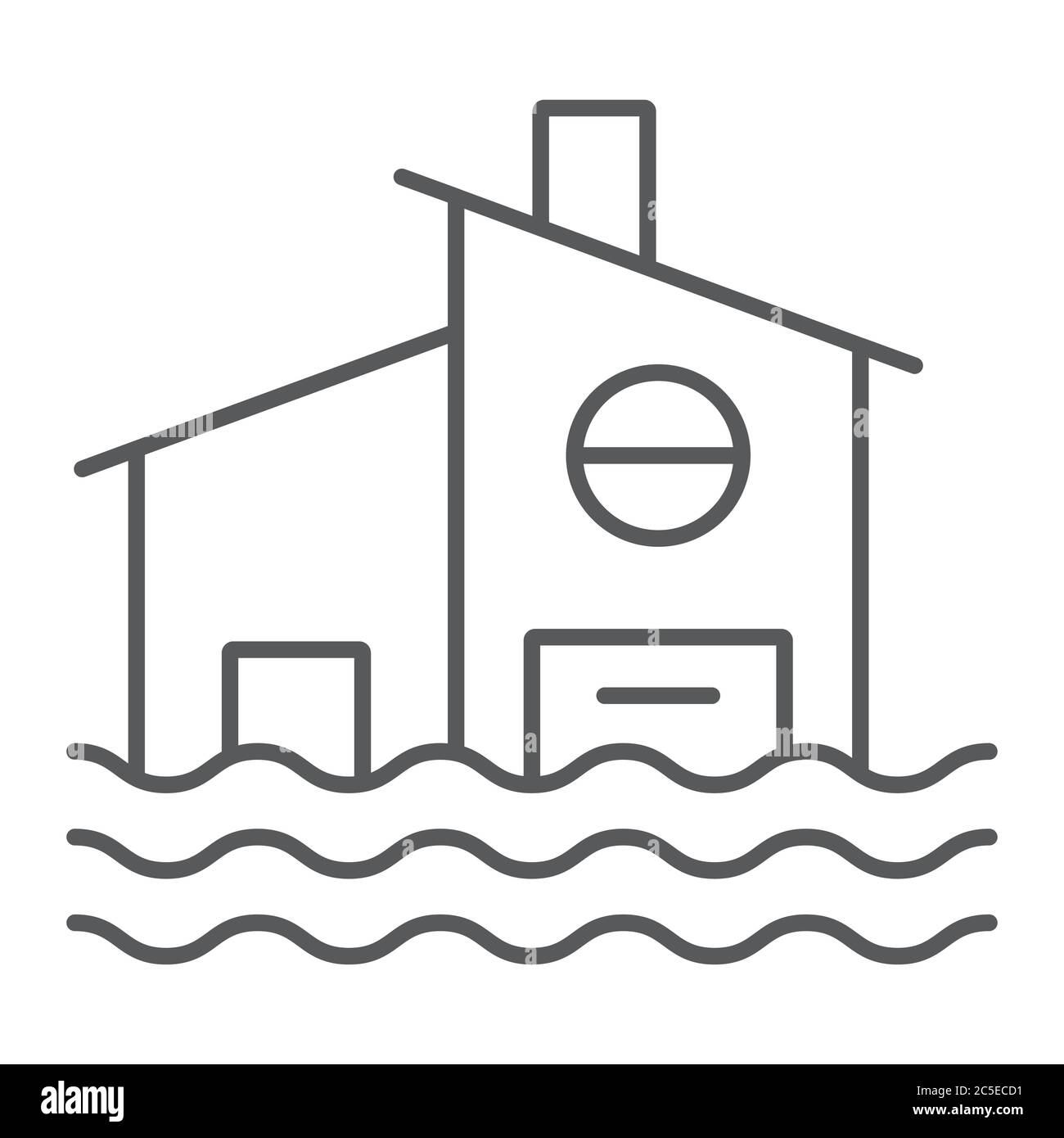 Flood symbol icon hi-res stock photography and images - Alamy