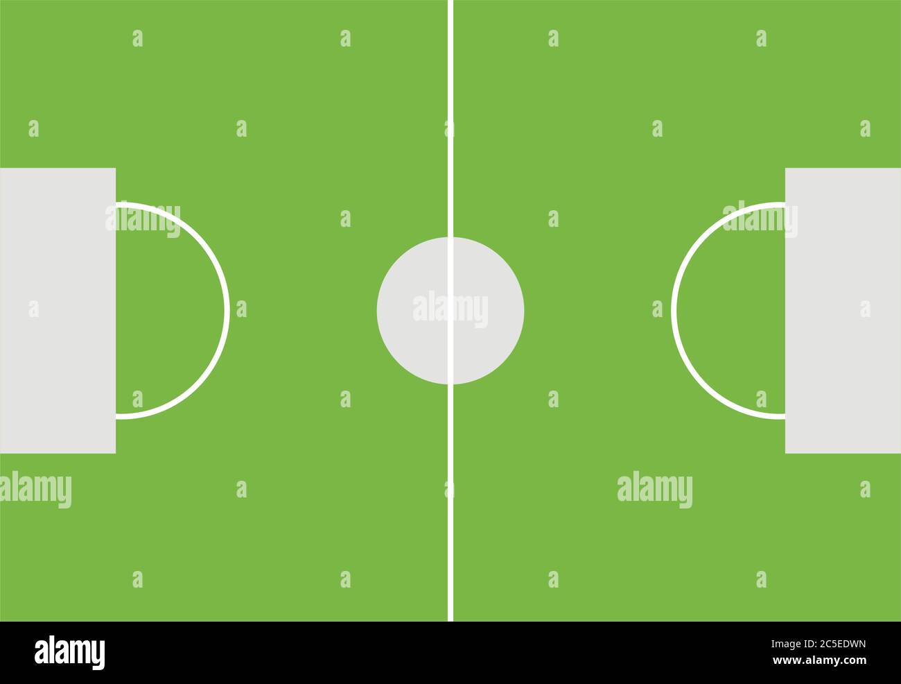 soccer court flat style icon design, Sport hobby competition and game ...