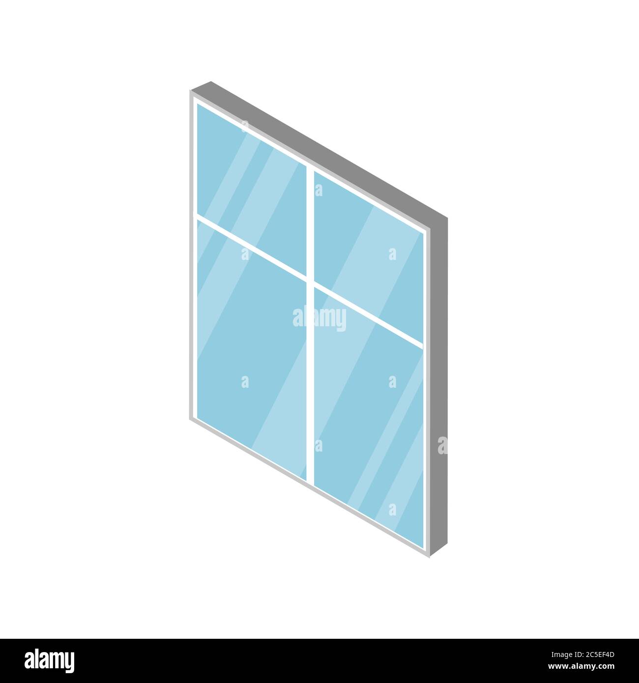 Isometric of Windows of house vector graphic. Illustrator EPS 10 Stock ...