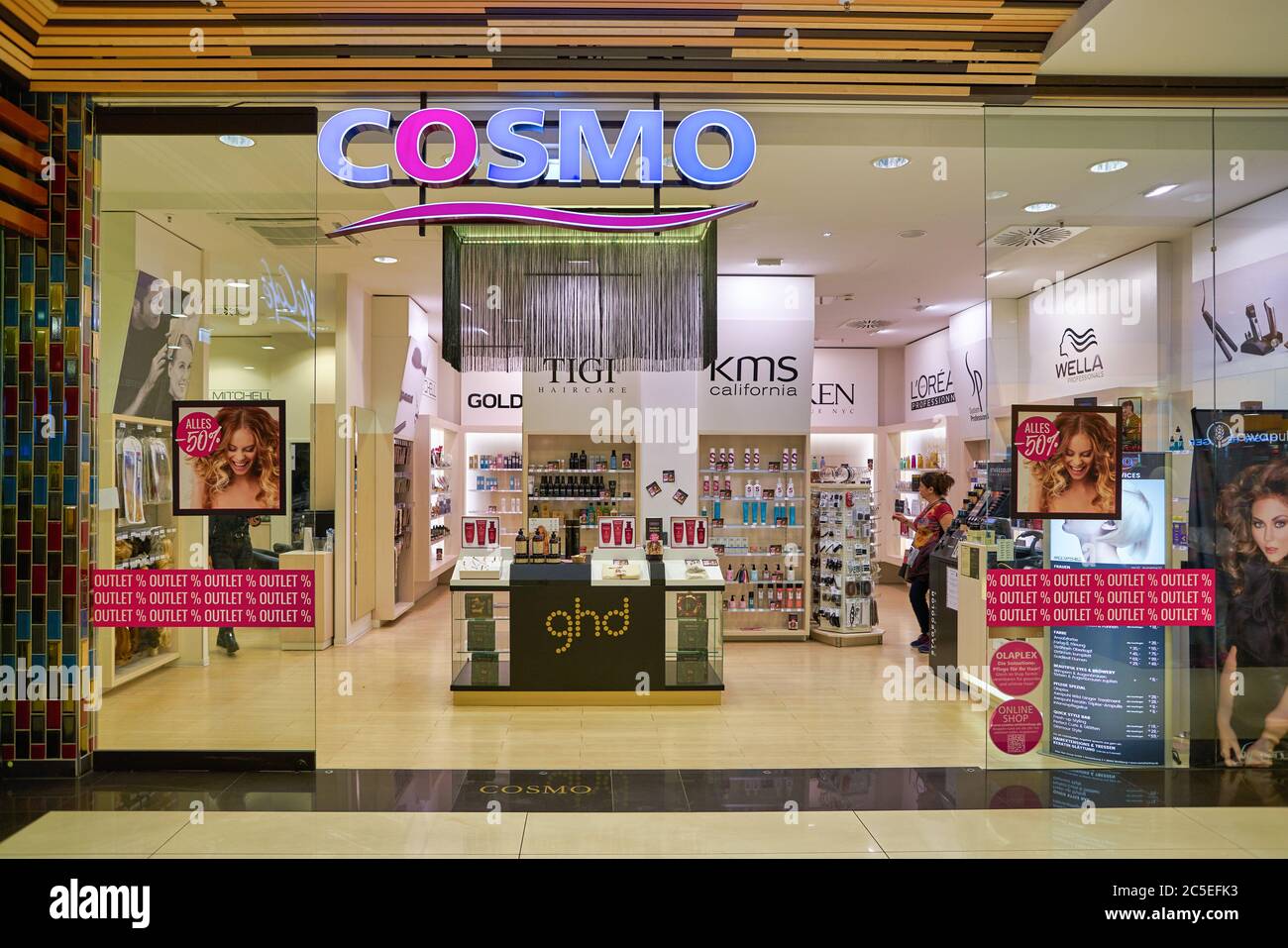 BERLIN, GERMANY - CIRCA SEPTEMBER, 2019: Cosmo storefront in Mall of ...