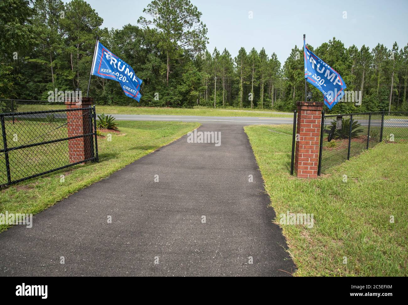 Donald Trump re-election flags & banners on display in rural America ...