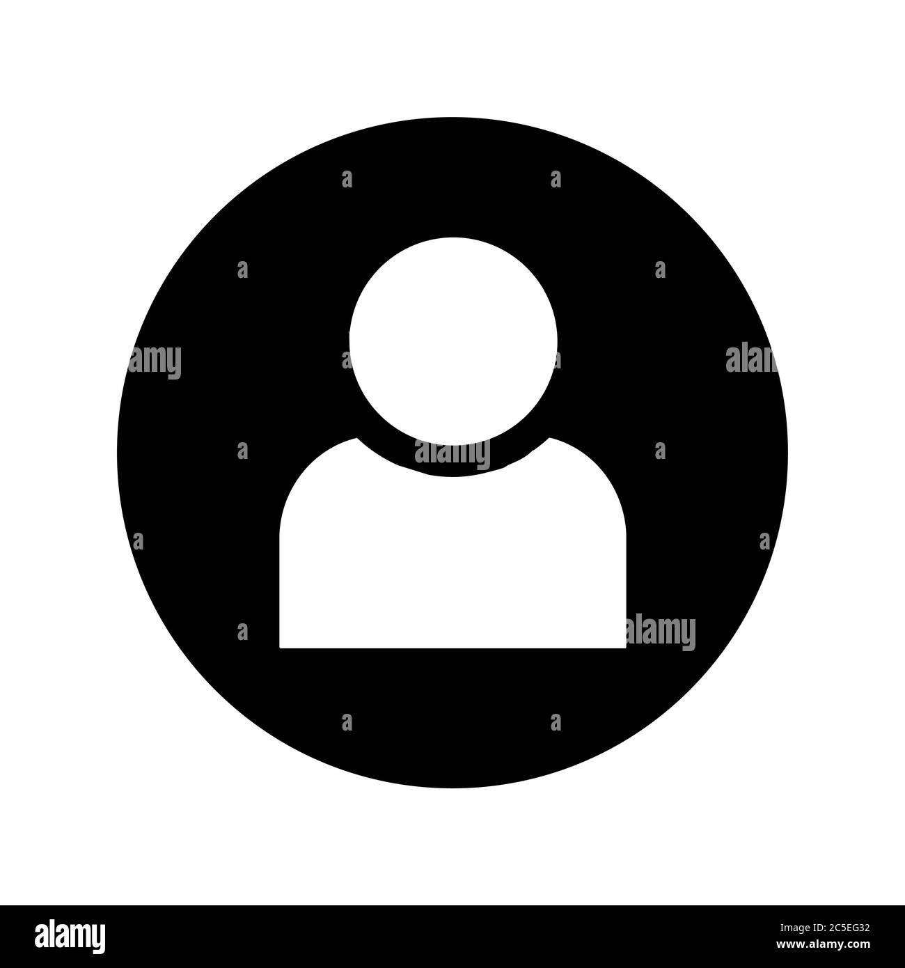 Vector man icon logo. Pictogram button vector Stock Vector Image & Art ...