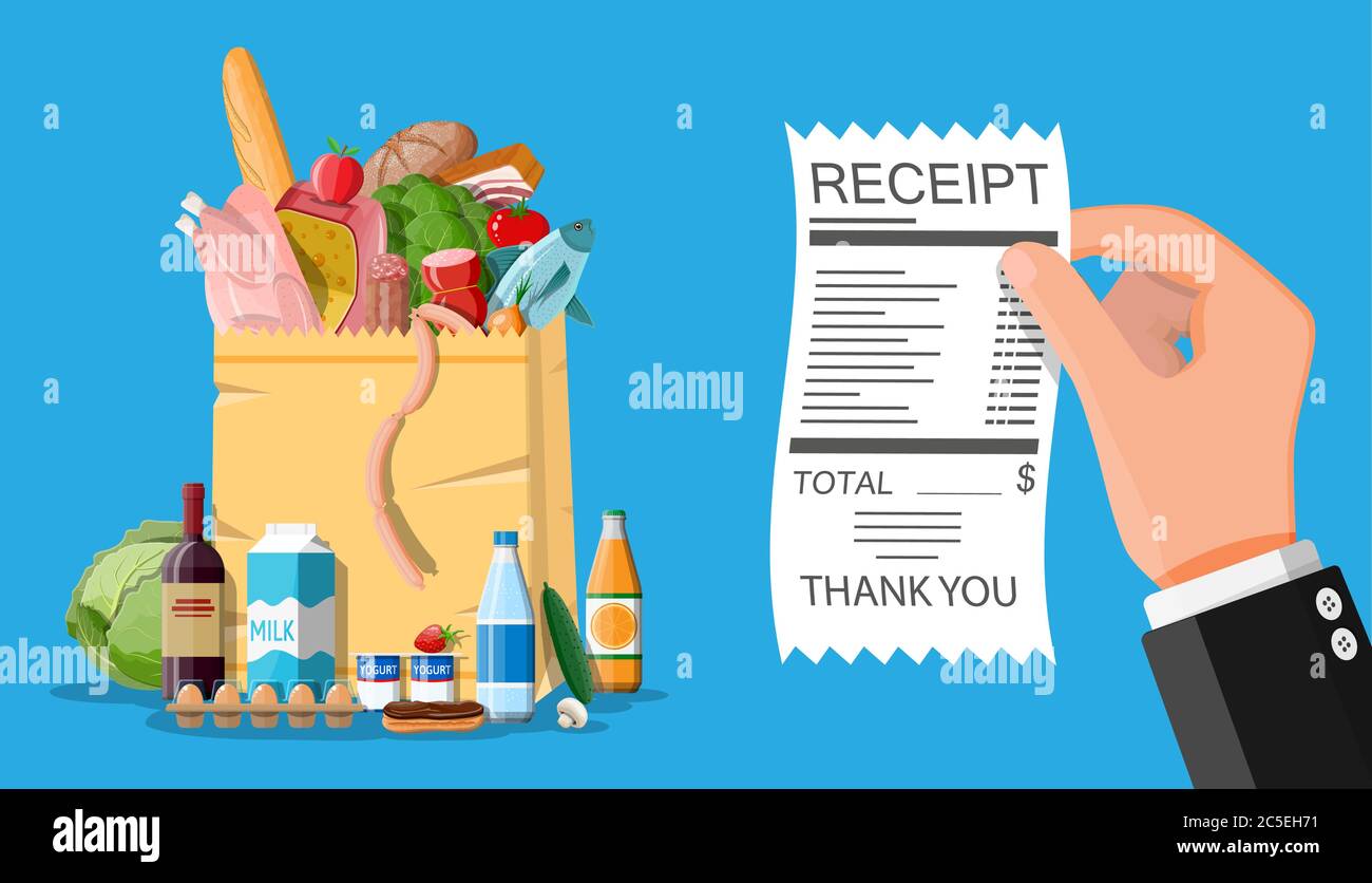 Store Receipt Clipart