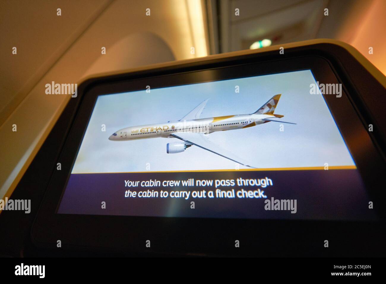 BANGKOK, THAILAND - CIRCA JANUARY, 2020: close up shot of seat back ...