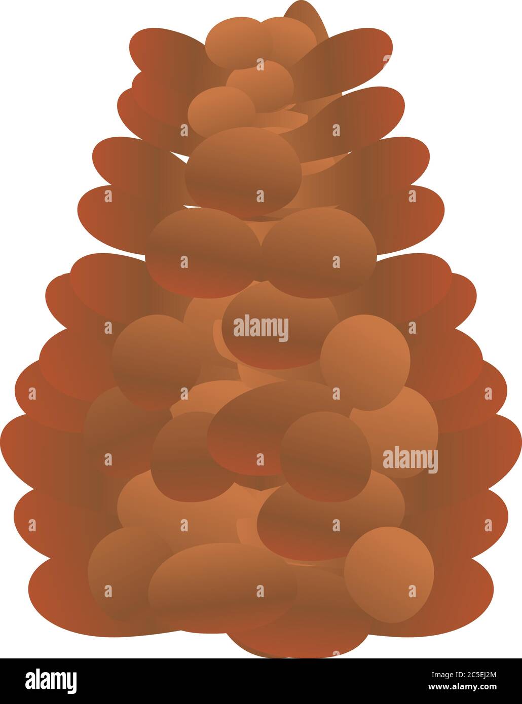 Magic pine cone icon. Cartoon of magic pine cone vector icon for web ...