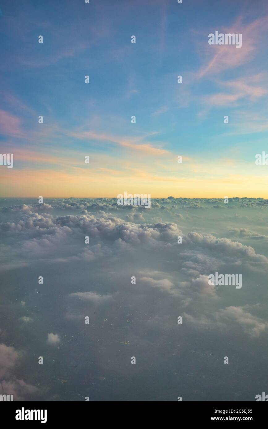 Aerial view from modern aircraft Stock Photo - Alamy