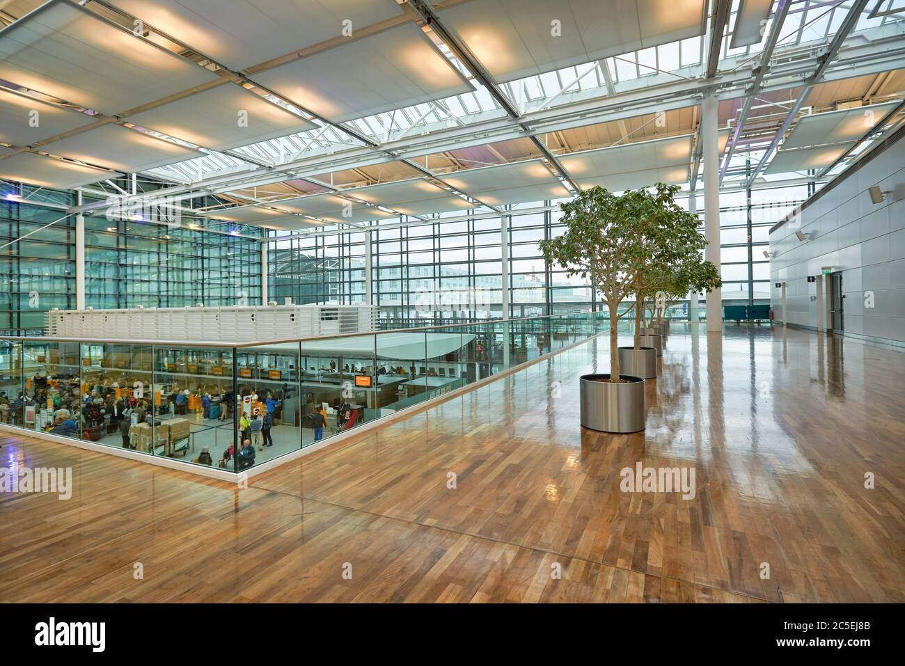 MUNICH, GERMANY - CIRCA JANUARY, 2020: interior shot of Terminal 2 ...