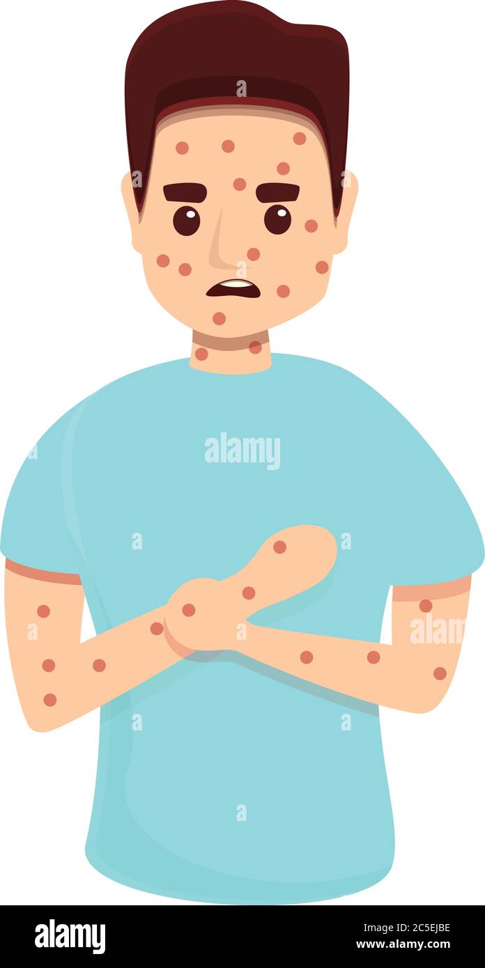Boy measles icon. Cartoon of boy measles vector icon for web design ...