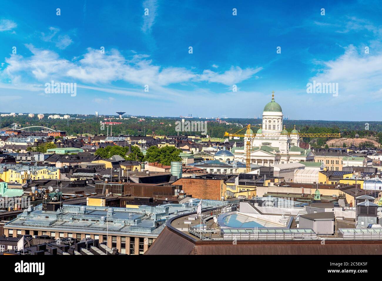 Aerial view street in helsinki hi-res stock photography and images - Alamy