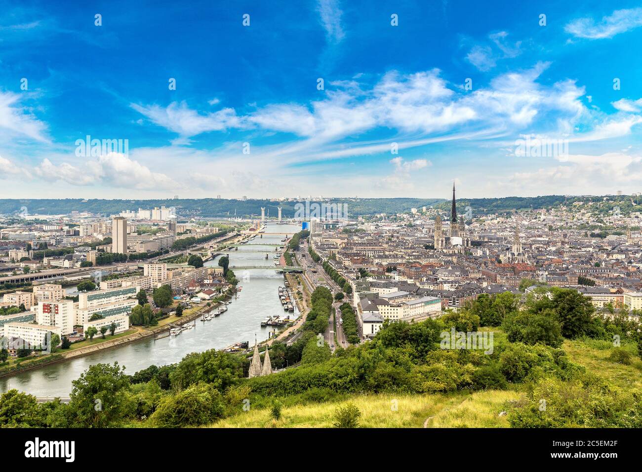 Rouen france europe panoramic view hi-res stock photography and images ...