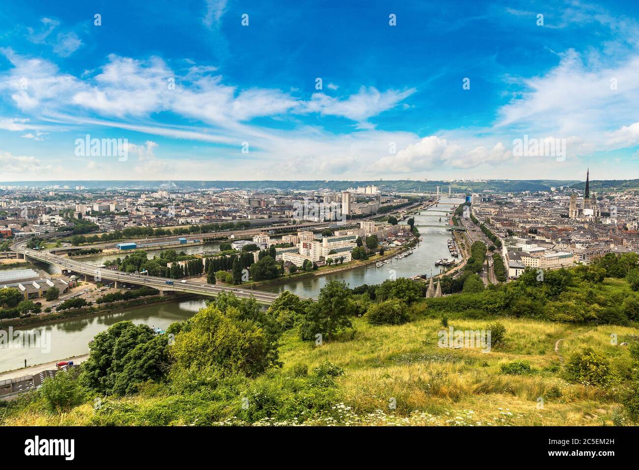Rouen france europe panoramic view hi-res stock photography and images ...