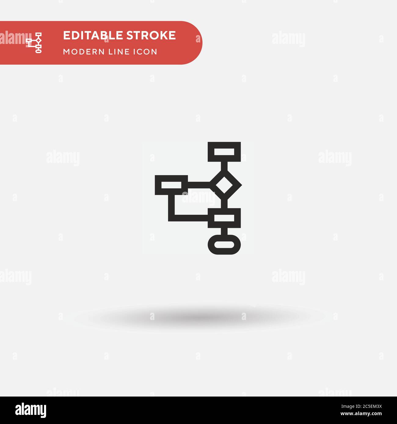 Process Simple vector icon. Illustration symbol design template for web ...