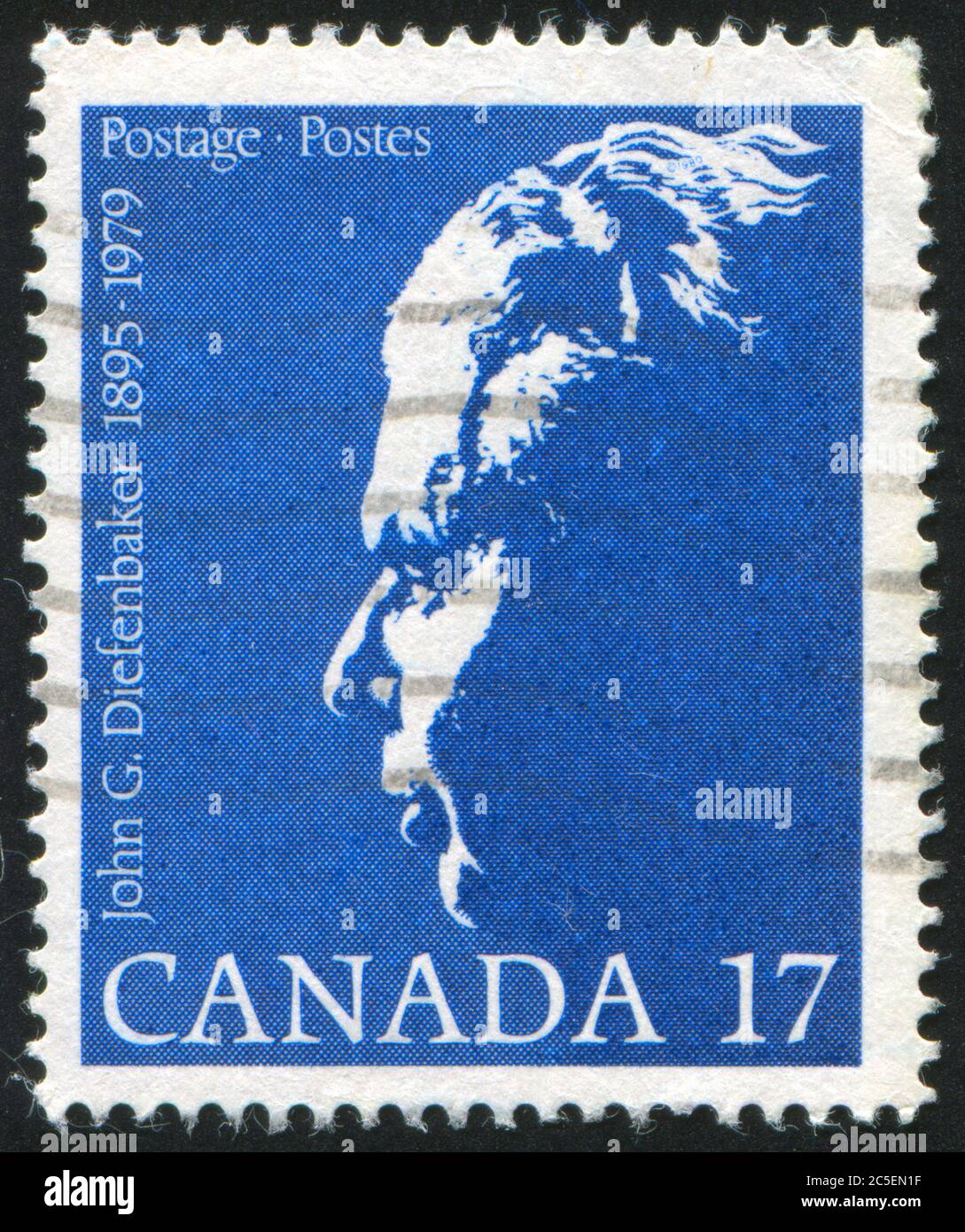 CANADA - CIRCA 1946: stamp printed by Canada, shows John George ...