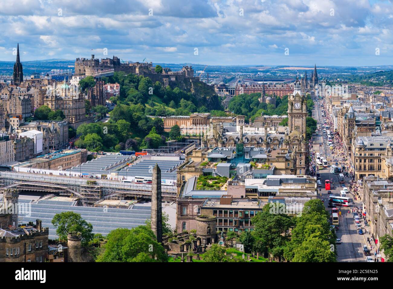 Edinburgh Castle Aerial High Resolution Stock Photography and Images ...