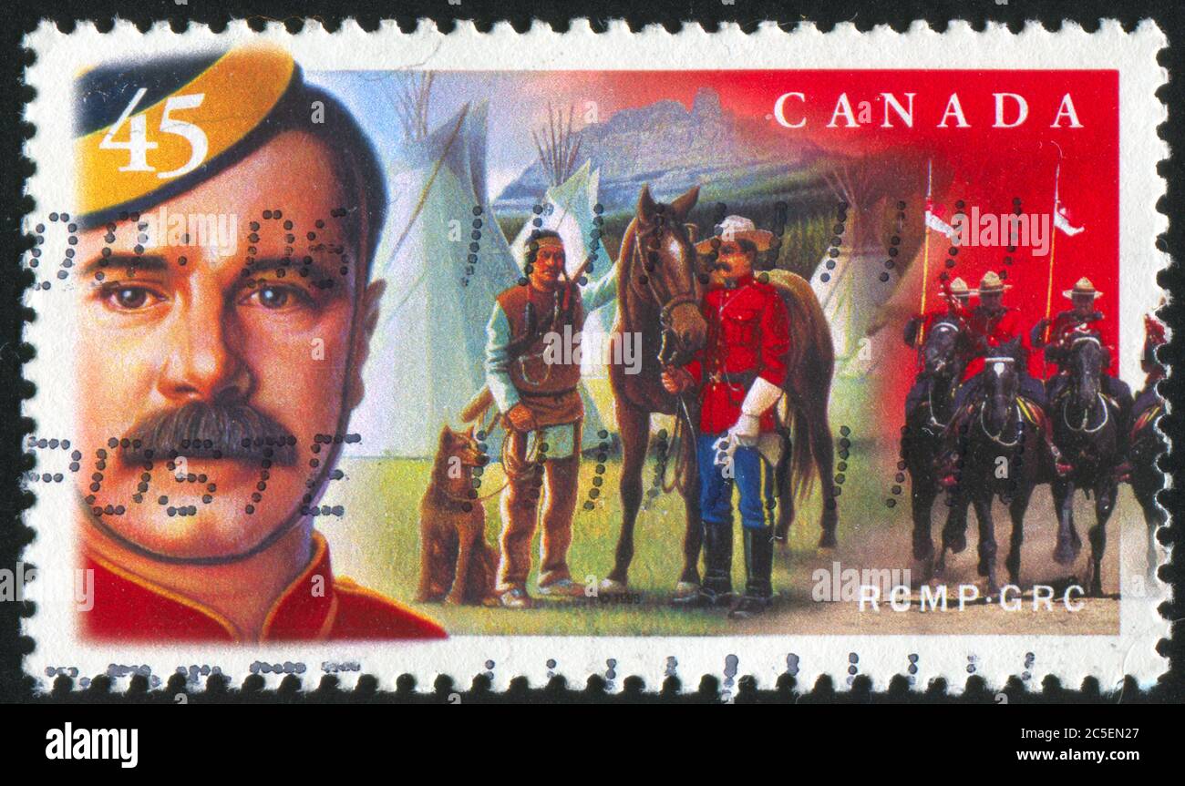 CANADA - CIRCA 1998: stamp printed by Canada, shows Royal Canadian ...