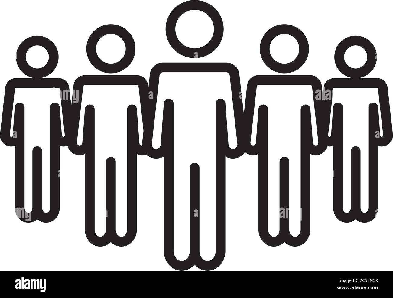 pictogram men icon over white background, line style, vector ...