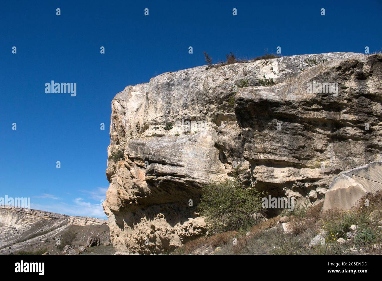 Geology, science of the earth. Calcareous rock, chalk downs and ...