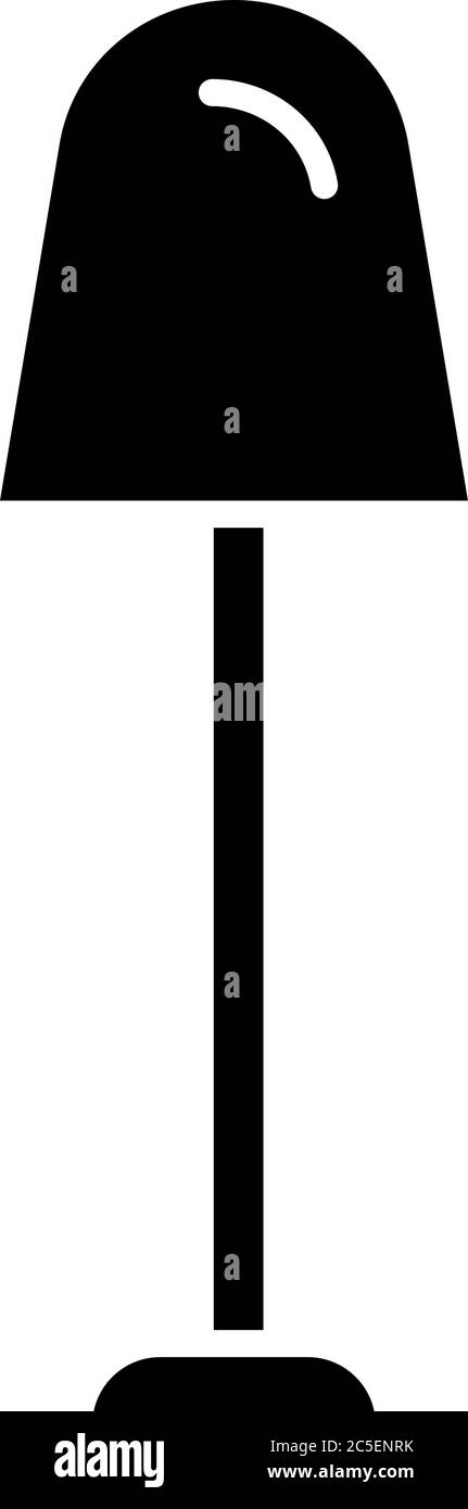 Lamp black glyph icon Stock Vector Image & Art - Alamy